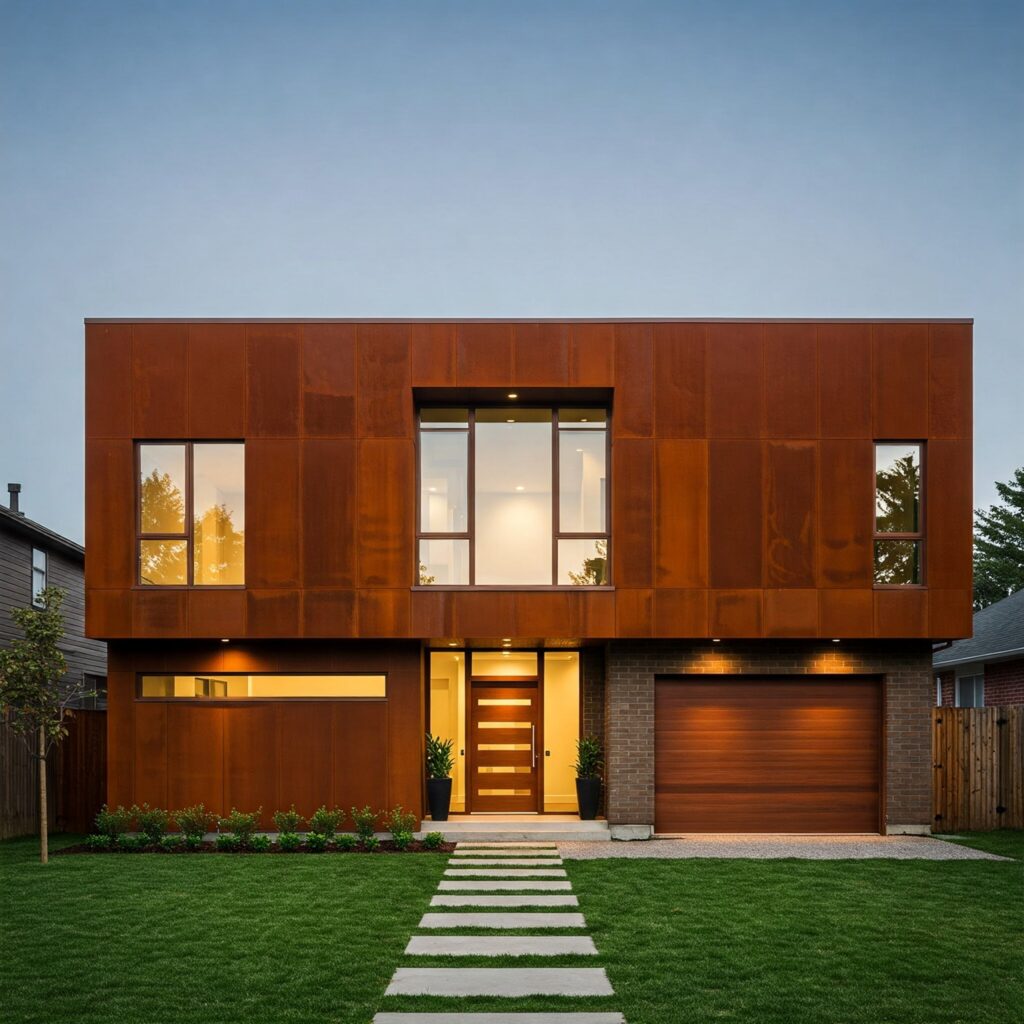 Corten Weathering Steel vs. "Rusty" Painted Metal